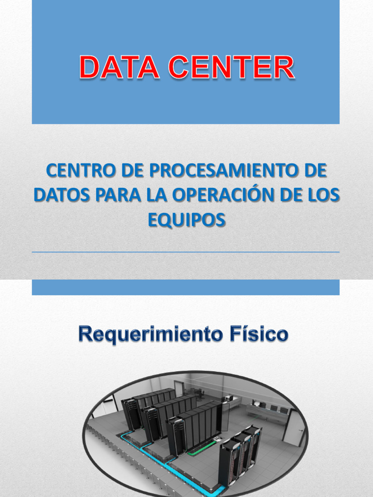 Semana 3 Operador Datacenter 11436 | PDF | Centro de datos | Fibra óptica