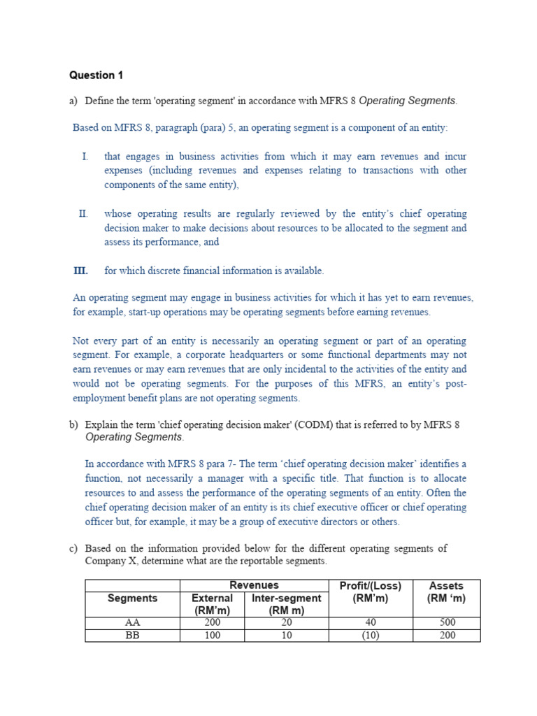 Tutorial 3 - Question 1 | PDF | Expense | Business Economics