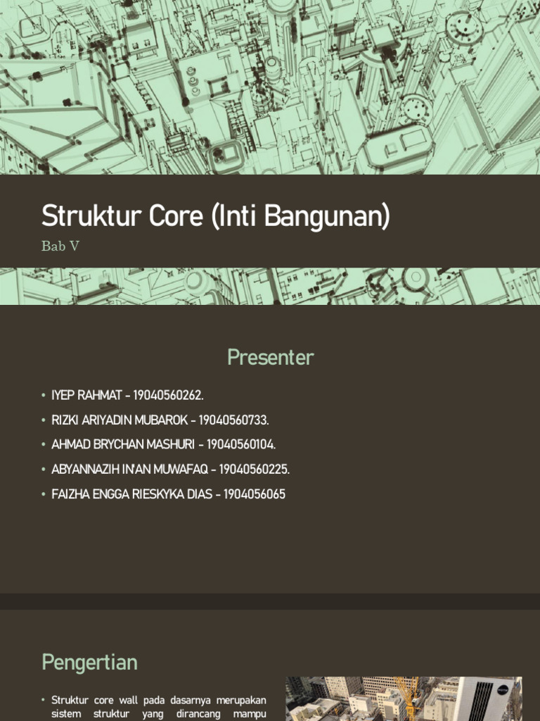 Struktur Core Wall dalam Bangunan Tinggi | PDF