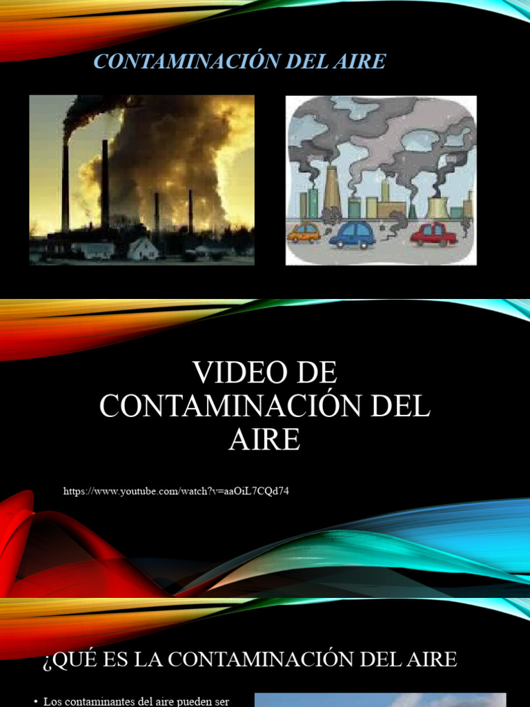 Contaminación Del Aire | PDF | Contaminación | La contaminación del aire