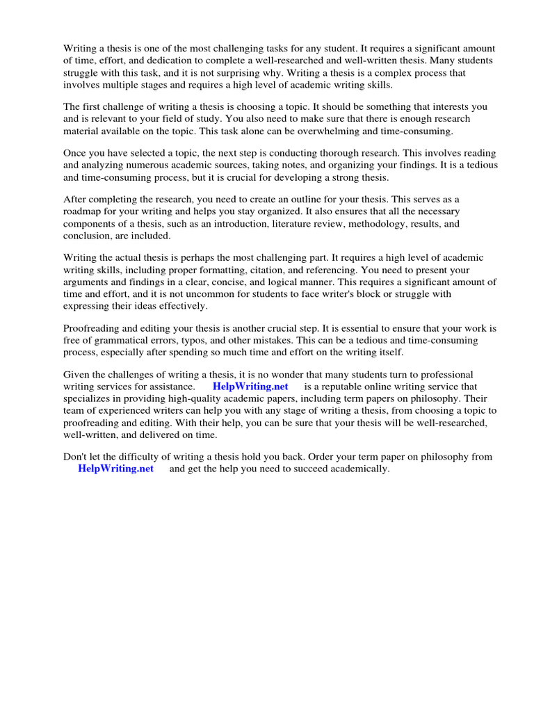 Sample Term Paper Philosophy | PDF | Essays | Idealism