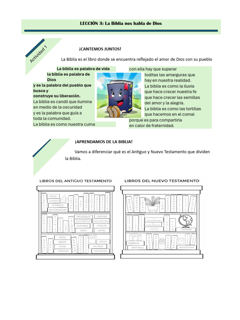 Leccion 3,4,5,6y 7 de Segundo Grado | PDF | María, madre de Jesús | Amor
