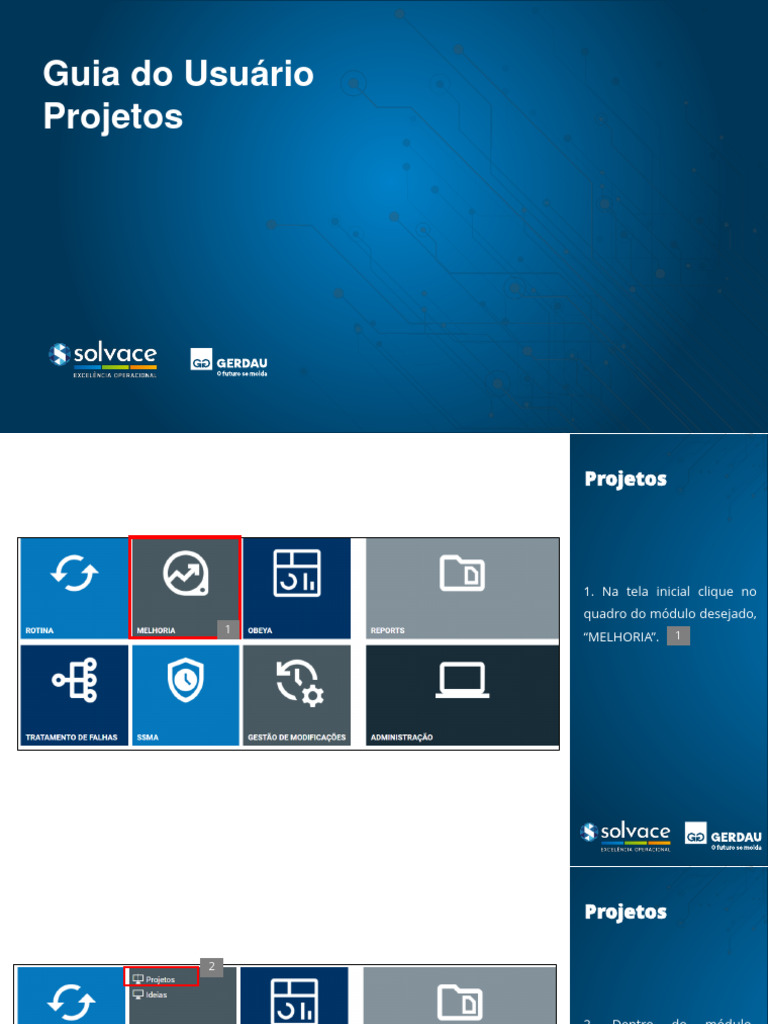 Guia Solvace - Projetos | PDF