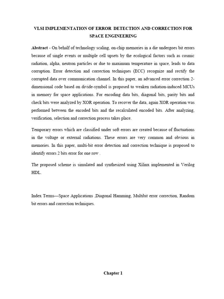 1.error Detection and Correction | PDF | Code | Low Density Parity Check Code