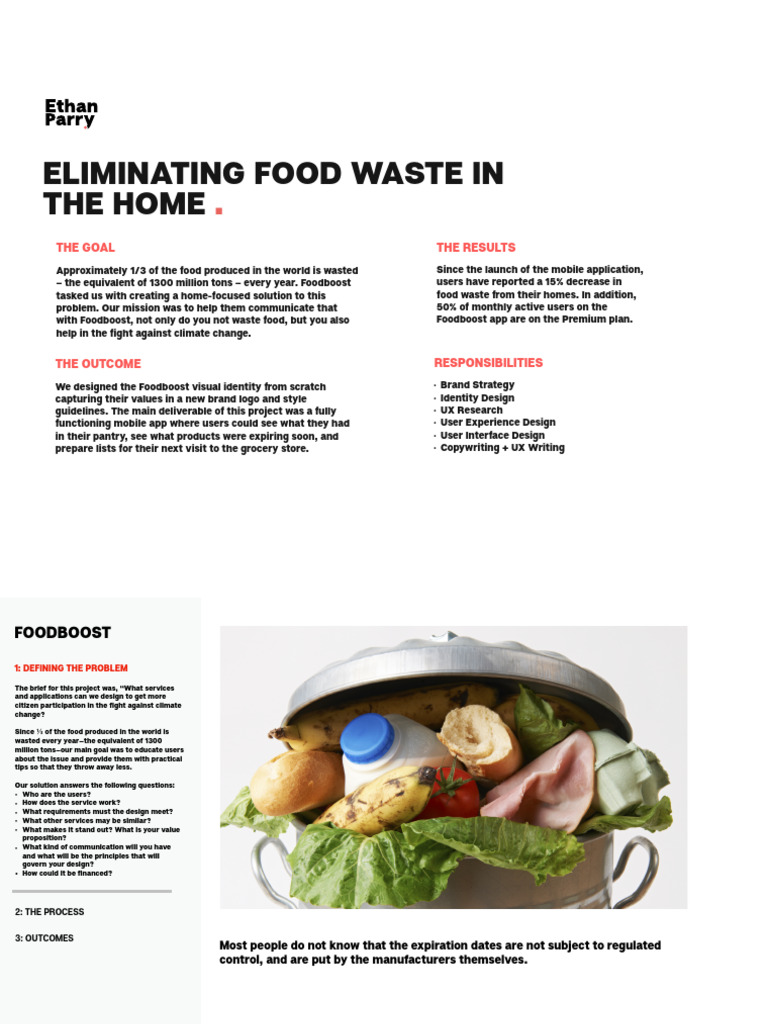 Reduce Home Food Waste with Foodboost | PDF | Computing