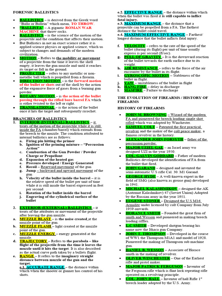 Forensic Ballistics | PDF | Firearms | Gun Barrel