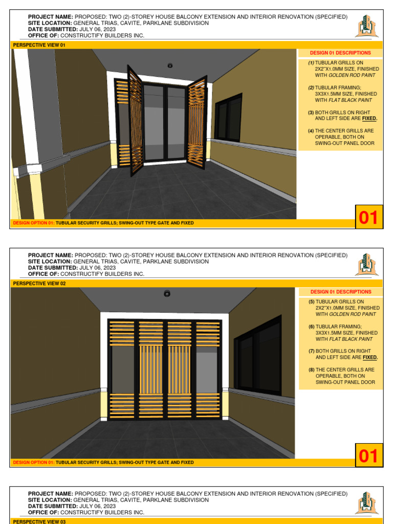 Sliding Door Security Grills Design | PDF | Door | Buildings And Structures