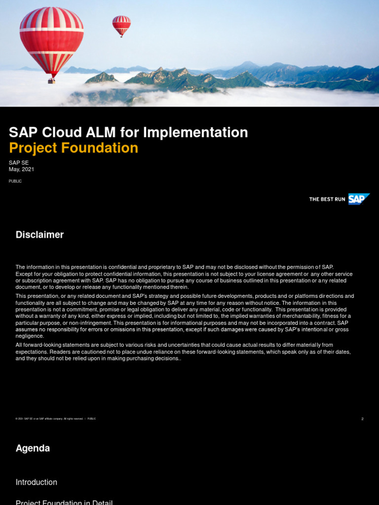SAP Cloud ALM for S/4HANA Implementation | PDF | Cloud Computing ...