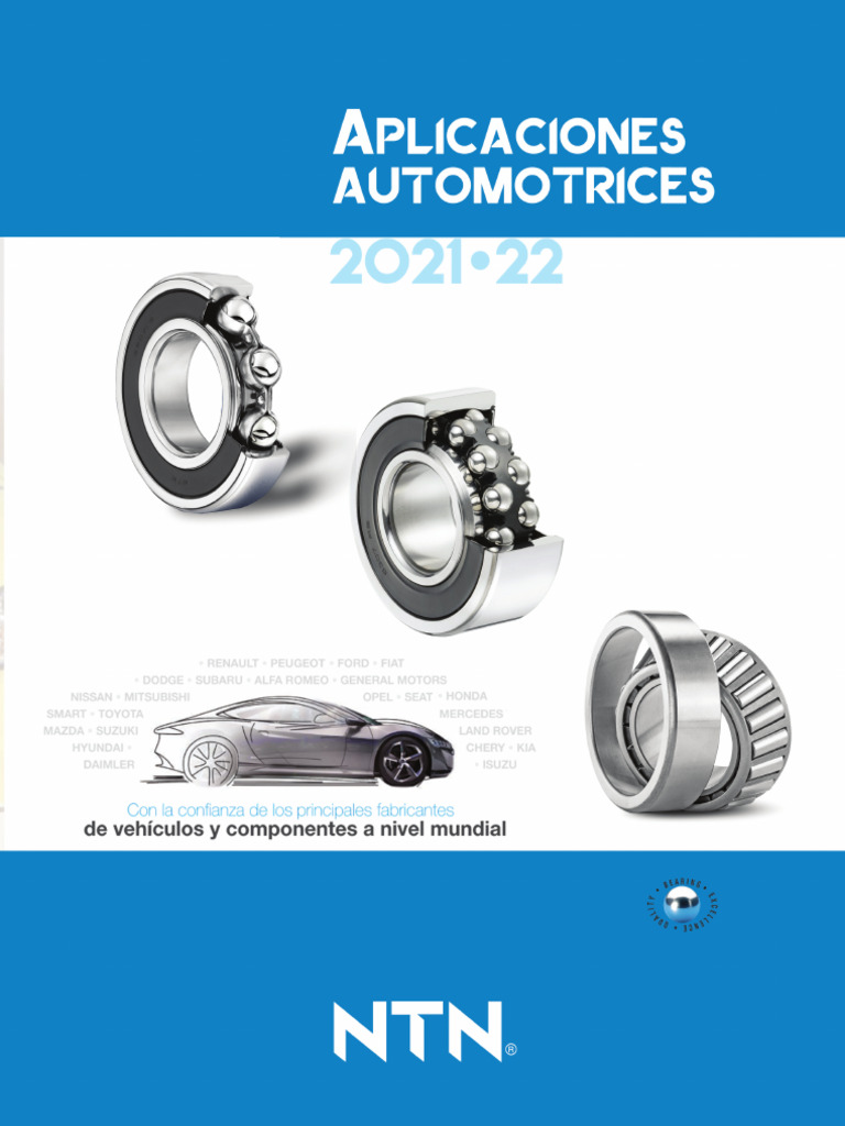 Catálogo NTN 2021-2022 | PDF | Industria automotriz | Vehículos todo ...