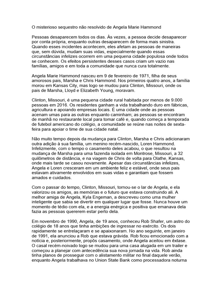 Angela Hammond | PDF | Família | Bill Clinton