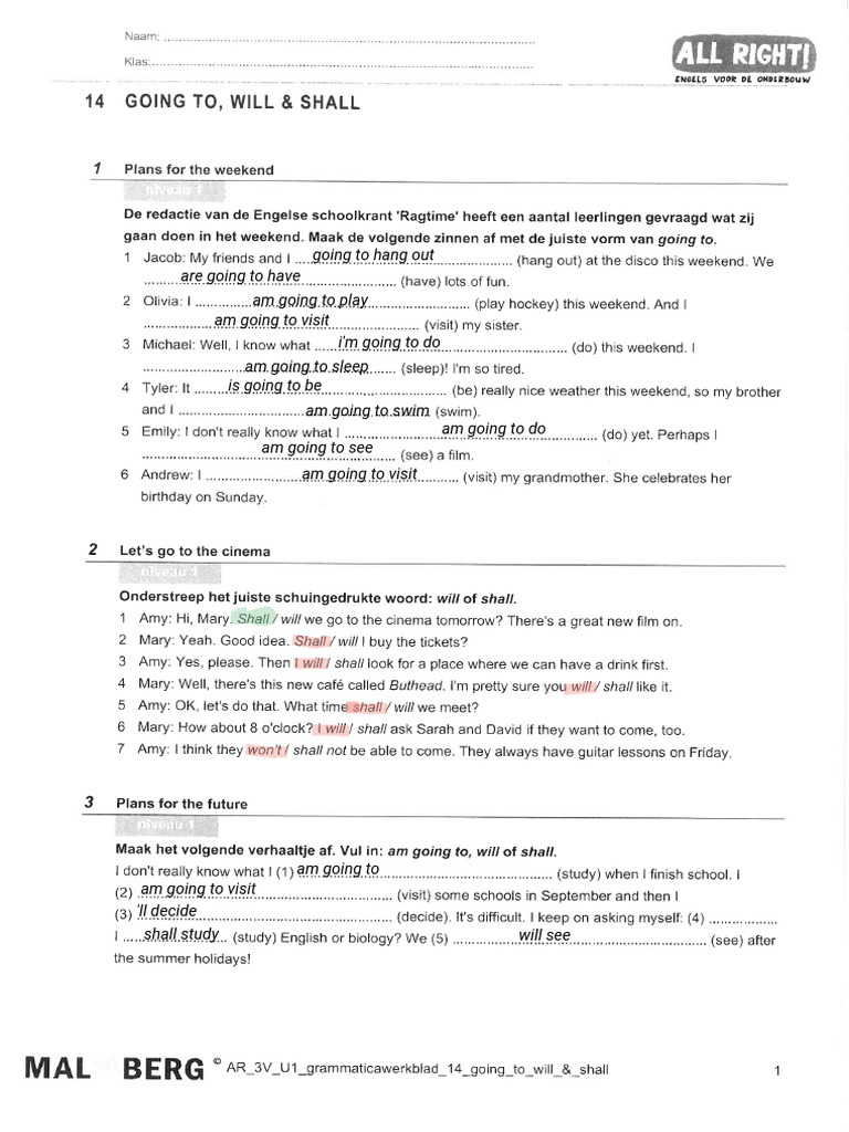 Common English Future Tense Phrases | PDF