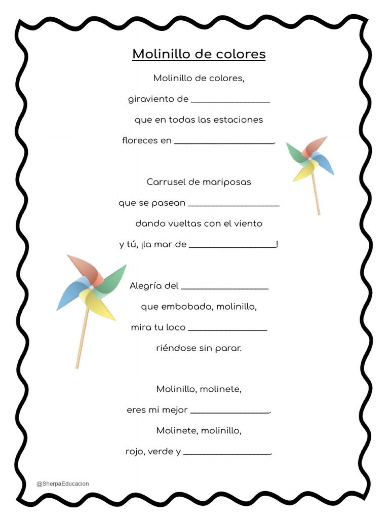 Completa El Poema | PDF