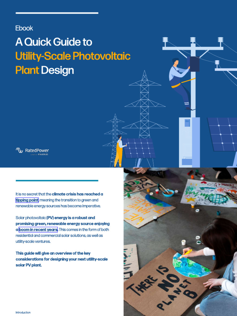 Ebook - A Quick Guide To Utility-Scale Photovoltaic Plant Design | PDF ...