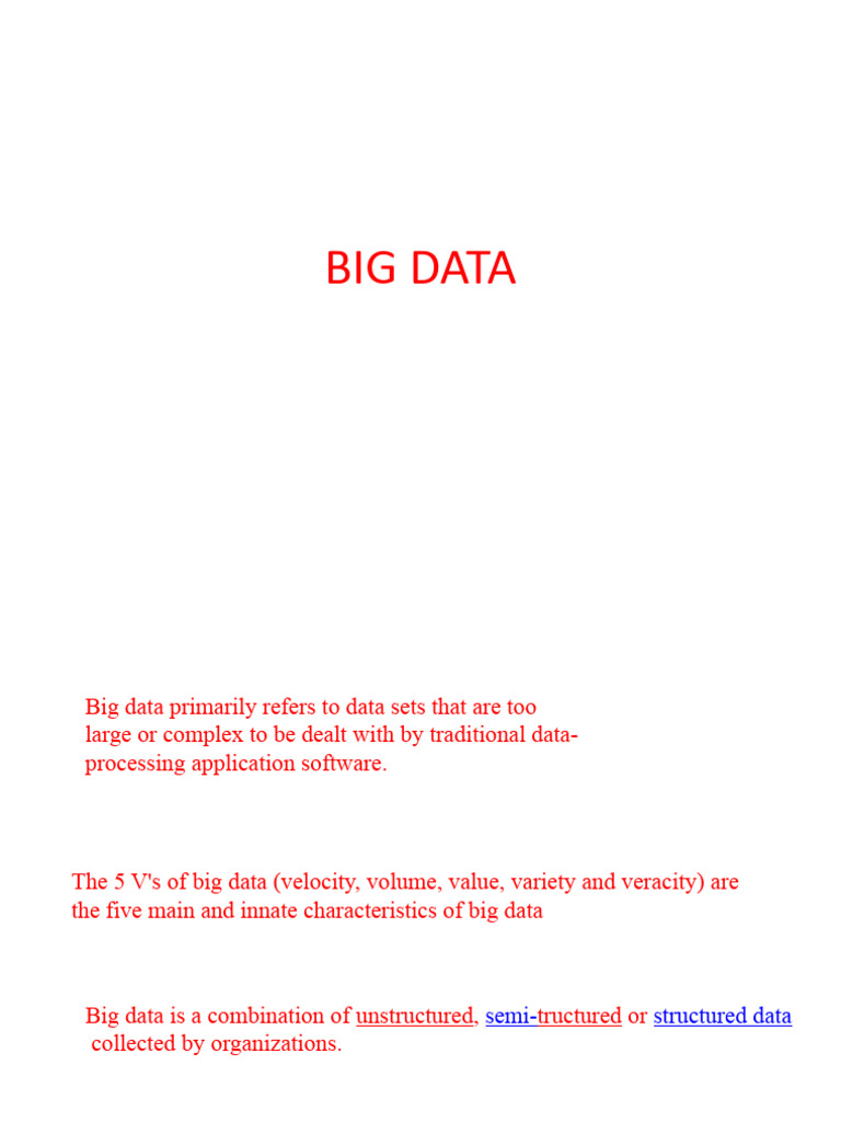 Big Data Presentations (Autosaved) | PDF | Apache Hadoop | Map Reduce