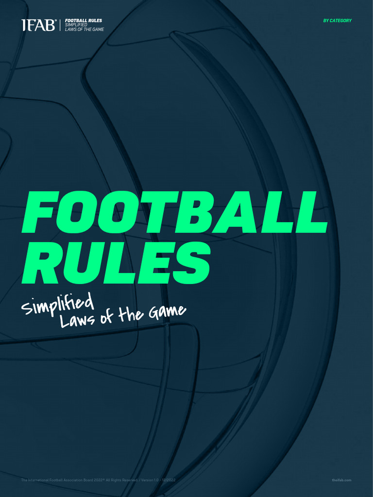 Football Rules | PDF | Association Football | Ball Games