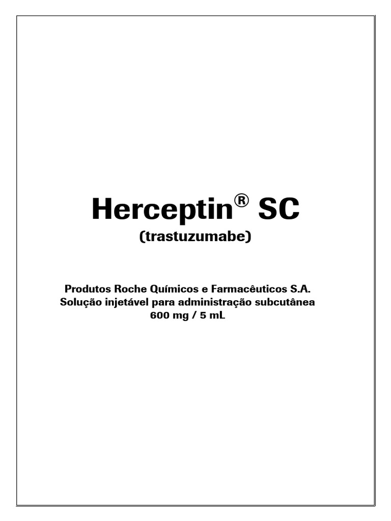 Herceptin - Roche | PDF | Gravidez | Câncer