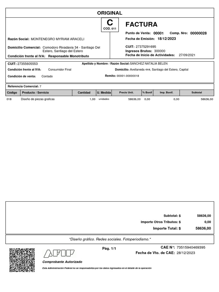 Factura NatSan | PDF
