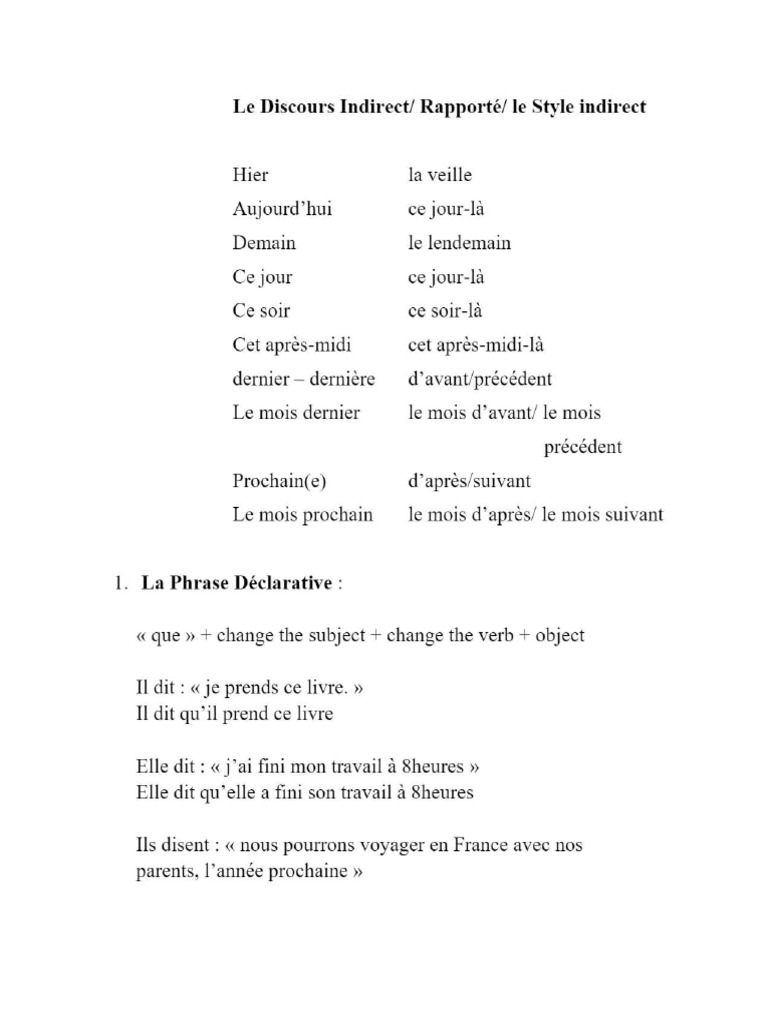 Style Direct Indirect | PDF