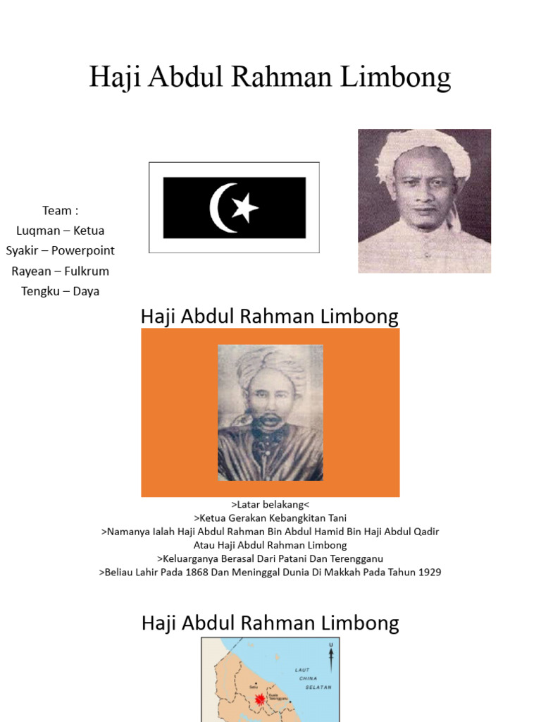 Haji Abdul Rahman Limbong | PDF