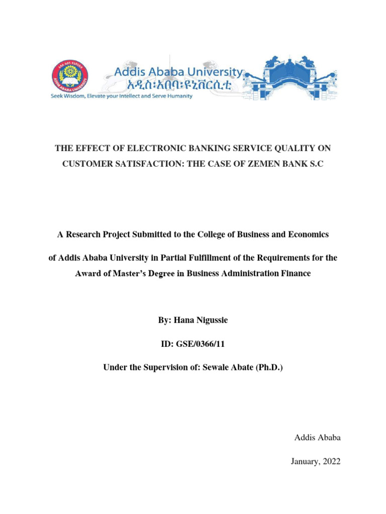 E-Banking Quality and Customer Satisfaction | PDF | Customer Satisfaction | Online Banking