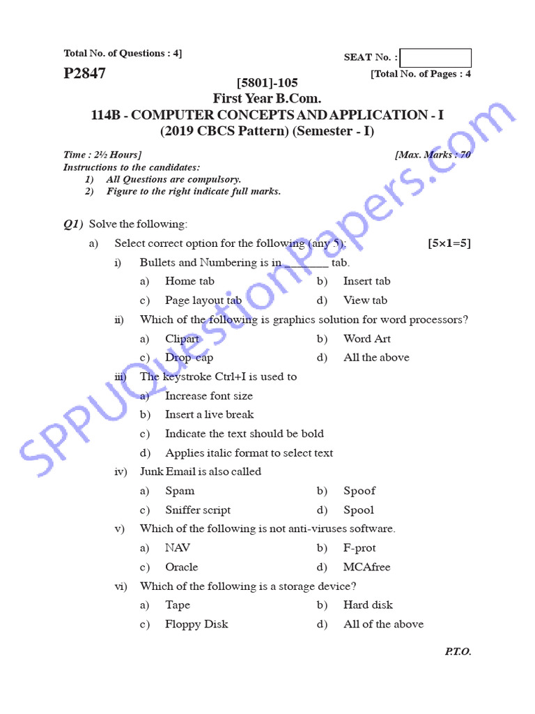 Computer Concepts | Download Free PDF | Computer Virus | Antivirus Software