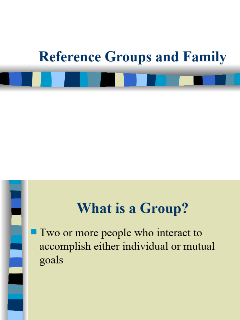 Understanding Reference Groups and Families | PDF | Family | Single Parent