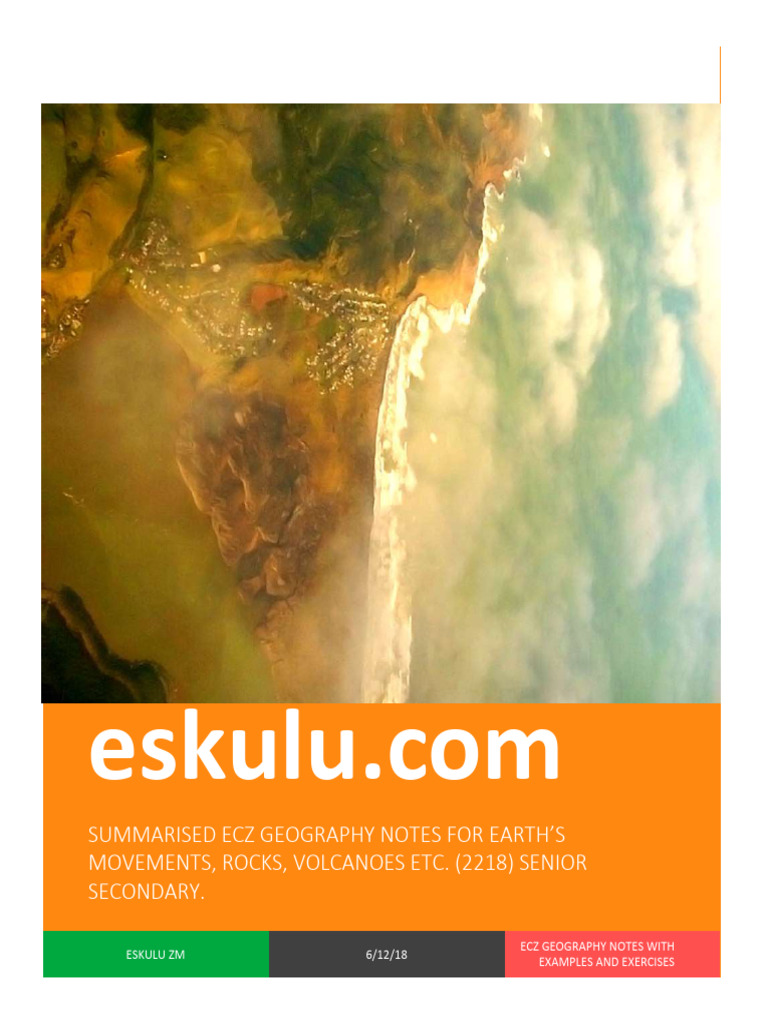 Past Papers and Geography Notes | PDF | Plate Tectonics | Volcano