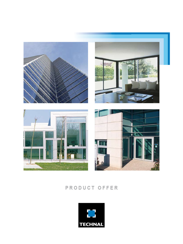 Technal Product Brochure | PDF | Window | Door