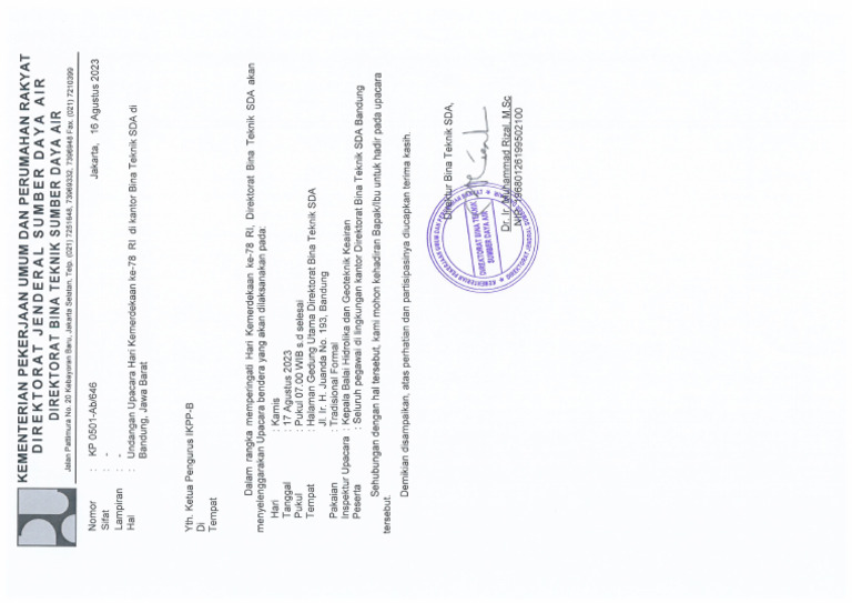 Undangan 17an IKPP | PDF