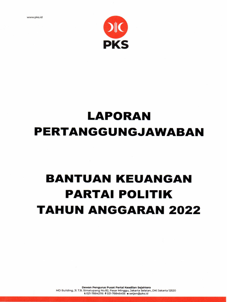 LPJ Banpol DPP PKS Ta 2022 | PDF
