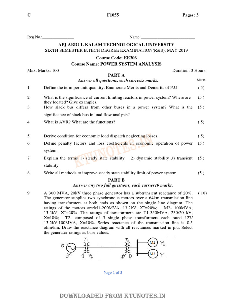 Psa Solved May 2019 | PDF | Inductor | Steady State