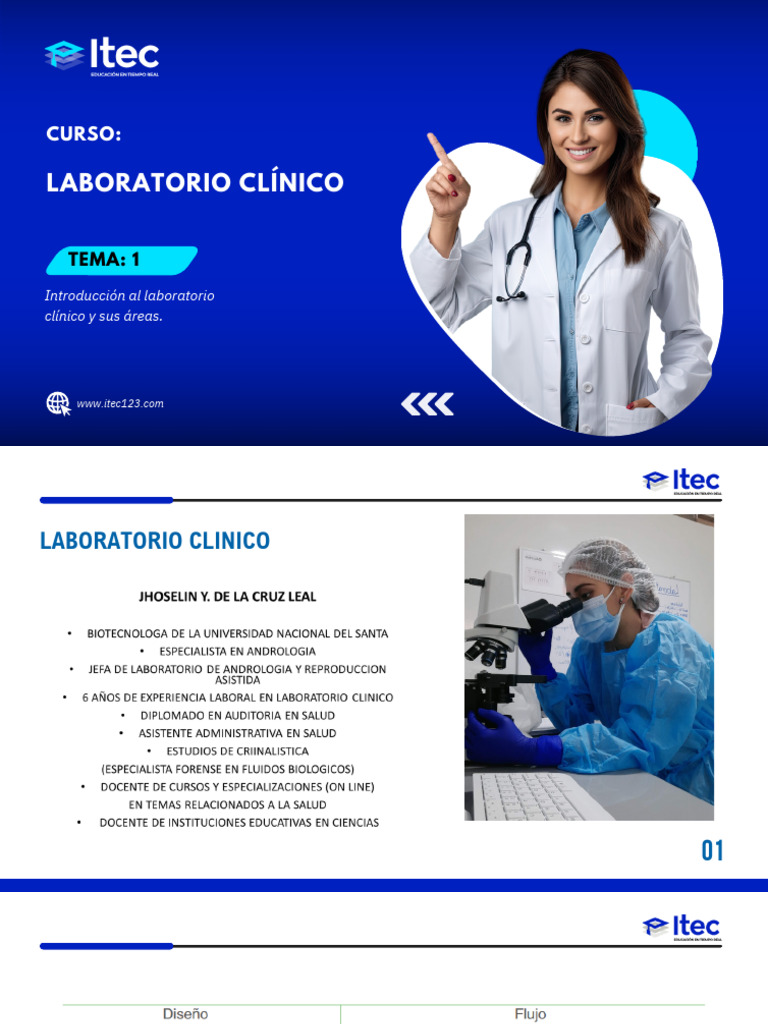TEMA 1 - Introducción al laboratorio clínico y sus áreas | PDF | Laboratorios | Medicina CLINICA