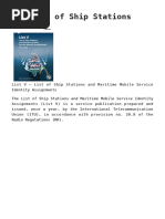 ITU List V: Ship Stations 2025 Edition | PDF | Search And Rescue ...
