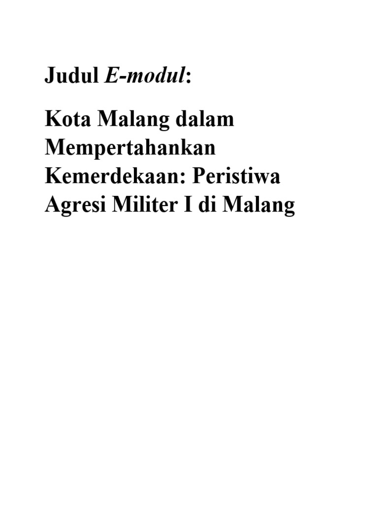 Materi E-Modul Revisi | PDF