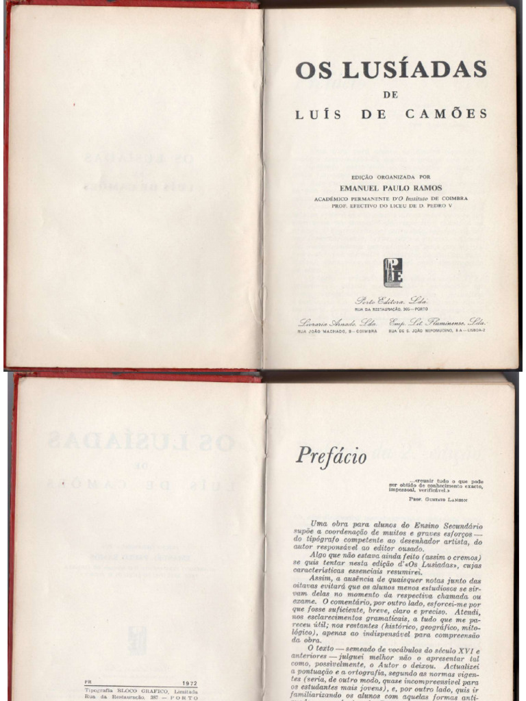 Os Lusíadas (Luís de Camões) (Z-Library) | PDF | Renascimento | Poesia