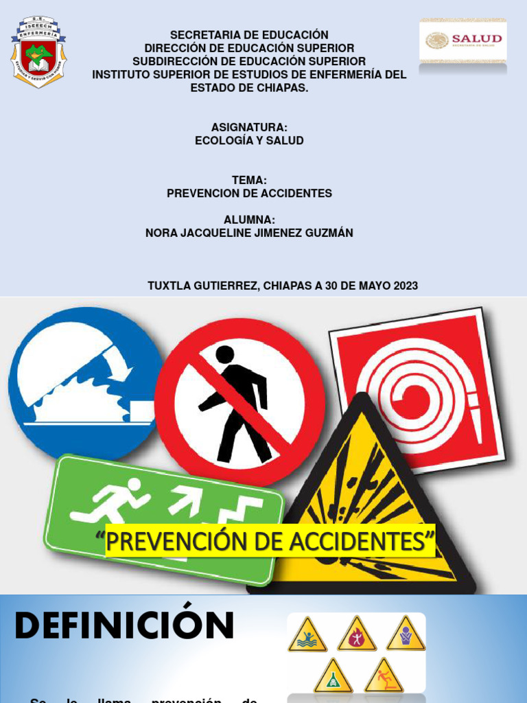 Prevencion De Accidentes Pdf Peatonal Tap Válvula
