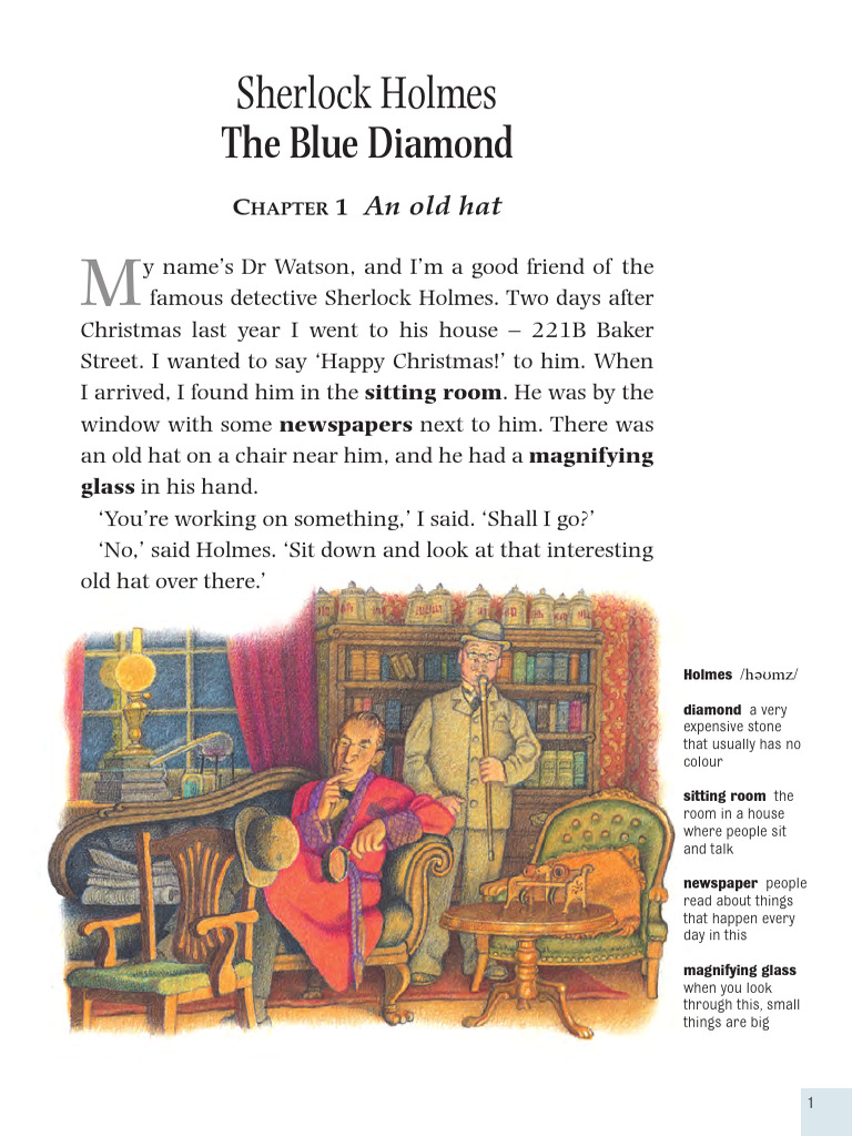 Dominoes 1 Sherlock Homes The Blue Diamond Sample | PDF | Sherlock Holmes | Goose