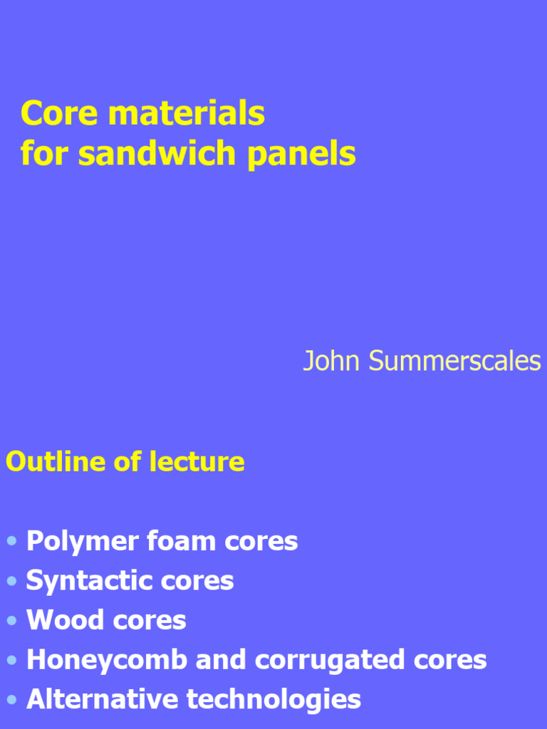 Mats324a10 Core | PDF | Polyurethane | Polystyrene