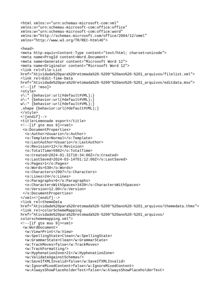 Lemonade Export Document | PDF | Computers