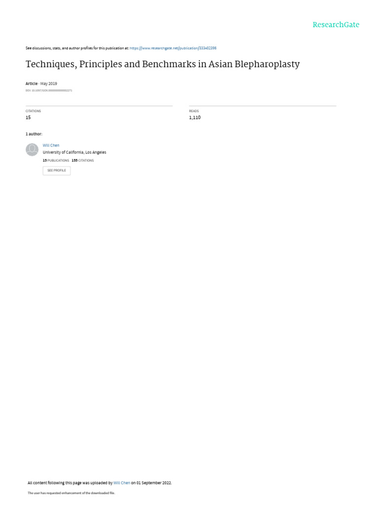 Techniques Principles and Benchmarks in Asian | PDF | Surgical Suture ...