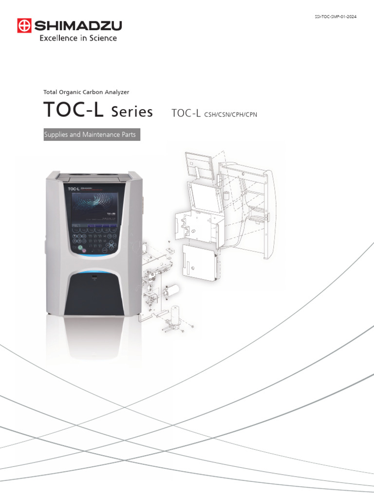 TOC-L TOC LC Brochure - Supplies and Maintenance Parts 2024 | PDF ...