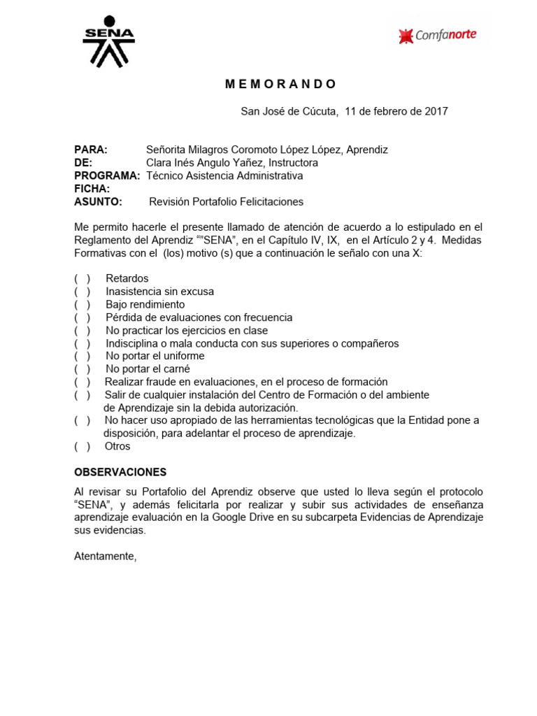 MEMORANDO | PDF | Aprendizaje | Sicología