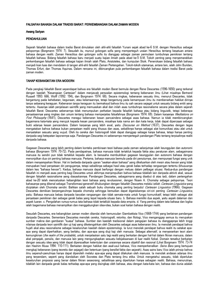 Filsafat Bahasa 2 | PDF | Seni & Disiplin Bahasa