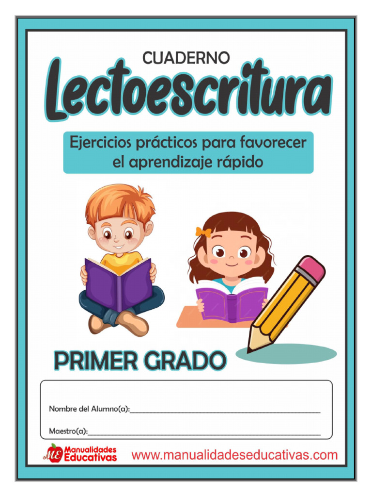 Cuaderno De Lectoescritura Primer Grado Pdf