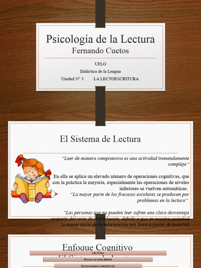 Cuetos, F. Psicología de La Lectura | PDF | Aprendizaje | Palabra Cuetos, F. Psicología de La Lectura | PDF | Aprendizaje | Palabra