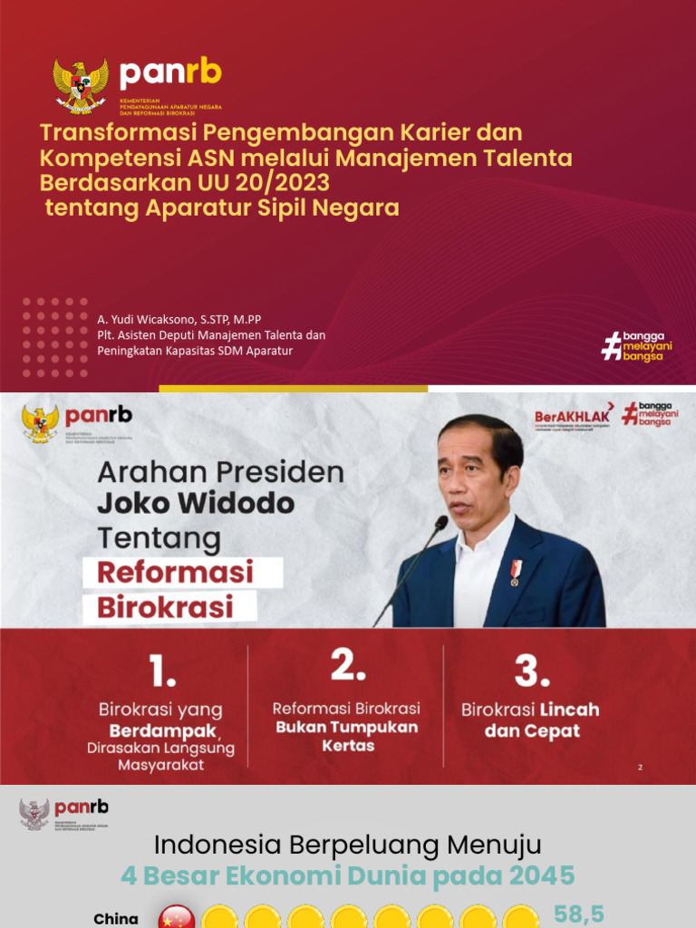 Transformasi Pengembangan Karier ASN Melalui MT - Tayang | PDF