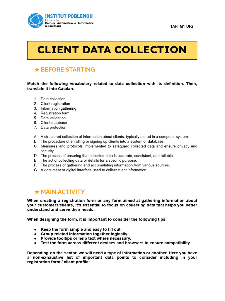 Data Collection | PDF | Information | Databases