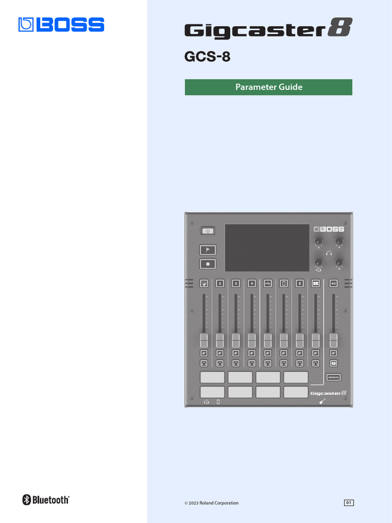 GCS 8 Parameter | PDF | Equalization (Audio) | Microphone