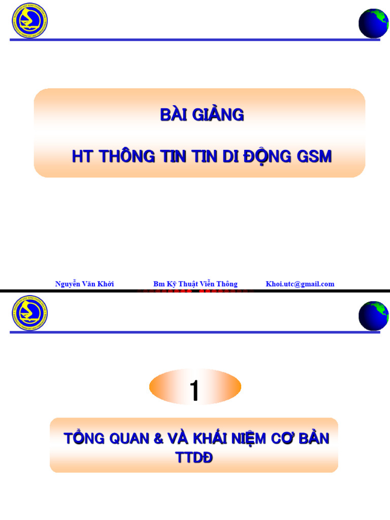 Bài giảng TTDD | PDF