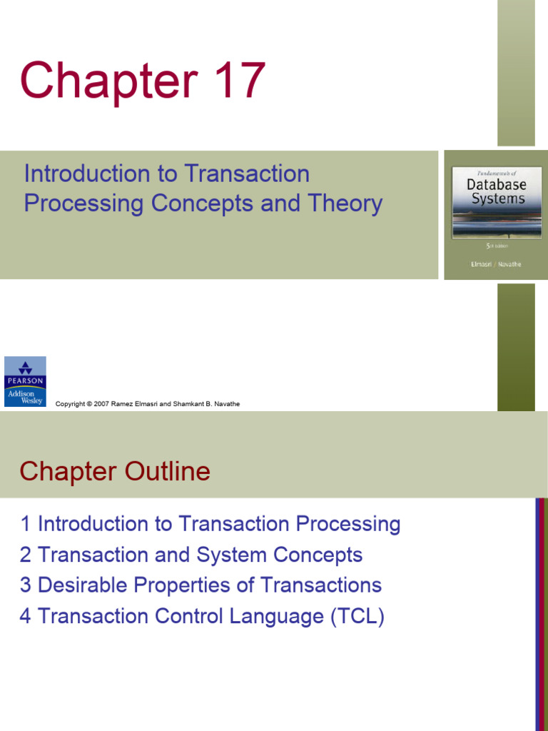 8-Chapter17-Transaction - Updated | PDF | Database Transaction | Databases